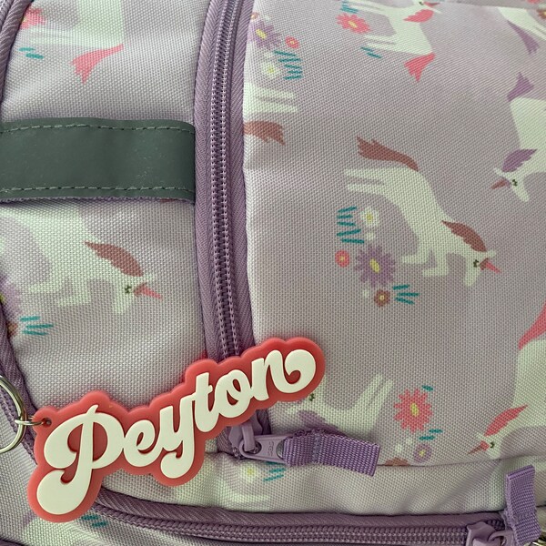 Backpack Tag | Kids Backpack Tag | Bag Tag | Lunch Bag Tag ...