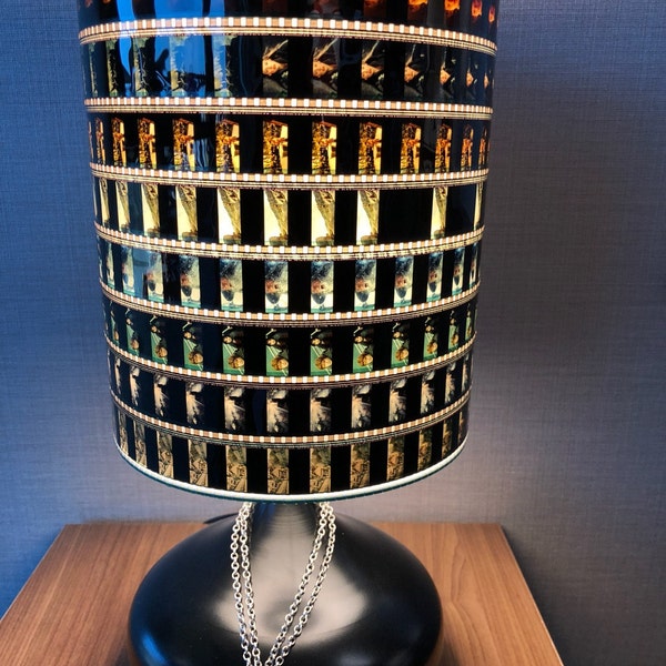 Recycled 35mm Film Strip Lamp Shade - Choose Your Film - Etsy