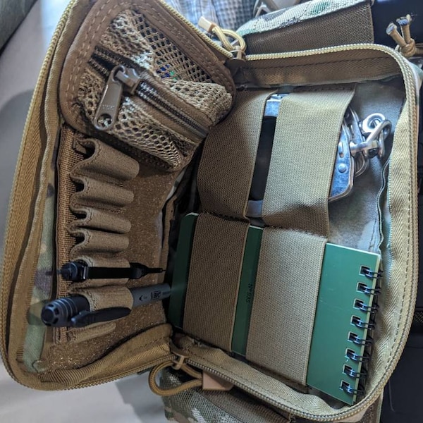 Tactical Admin Notebook Cover System WITH Map Case/customize With Add ...