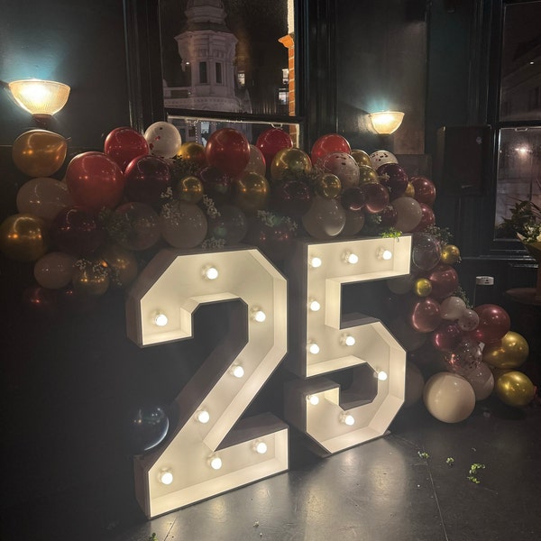 4ft Led Numbers - Etsy UK