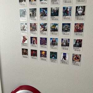 Marvel MCU Mini Poster Prints Movies and TV Shows 6x4inch | Etsy