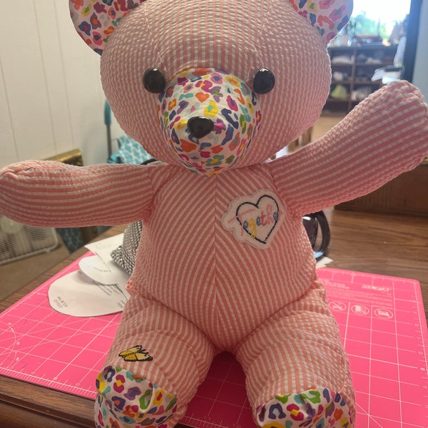 Memory Teddy Bear Keepsake Plush Sewing Pattern & VIDEO Tutorial ...