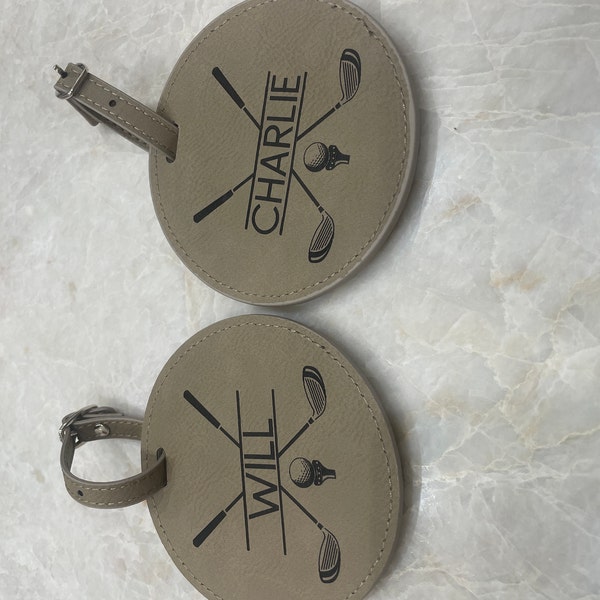 Golf Bag Tag - Personalized Golf Gifts for Men or Woman - Custom Golf ...