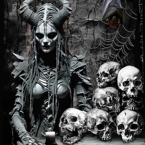 Gothic Frames Junk Journal Pages Dark Witch Haunted Mirror Junkjournal ...