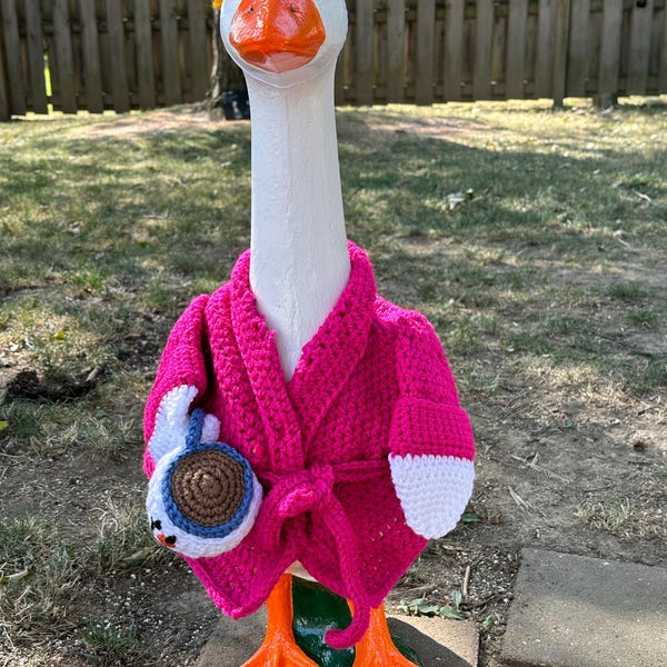 Porch Goose Bath Robe With Curlers Outfit - Etsy