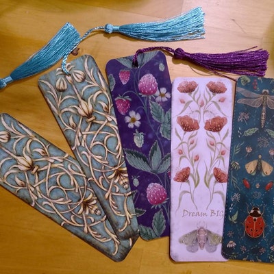 LADYBUG Bookmark Illustrated Green Bookmark Insect Lover Book Lover ...