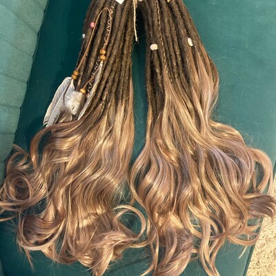 Synthetic Dreads Miami Girl Set Natural Ash Blonde and - Etsy