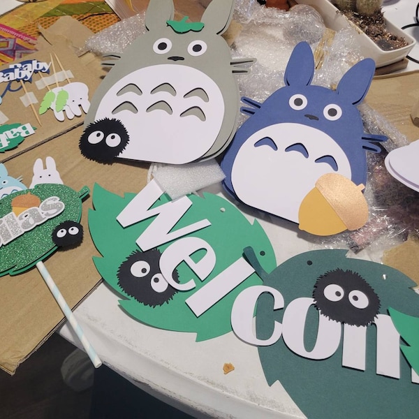 My Neighbor Totoro Baby Shower Decor Door Sign Door Hanger ...