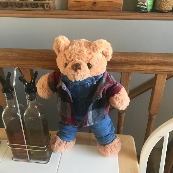 TEDDY BEAR SHIRT Pdf Pattern Fits 15-18 Inch Teddy Bears Such as Build ...