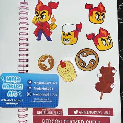 Chibi Party MK and SWK Cardboard Cutout Sticker 3 Inch Matted Sticker ...