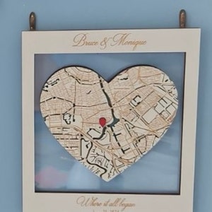 Personalised Map Location Key Holder for Wall, Custom Magnetic Key ...