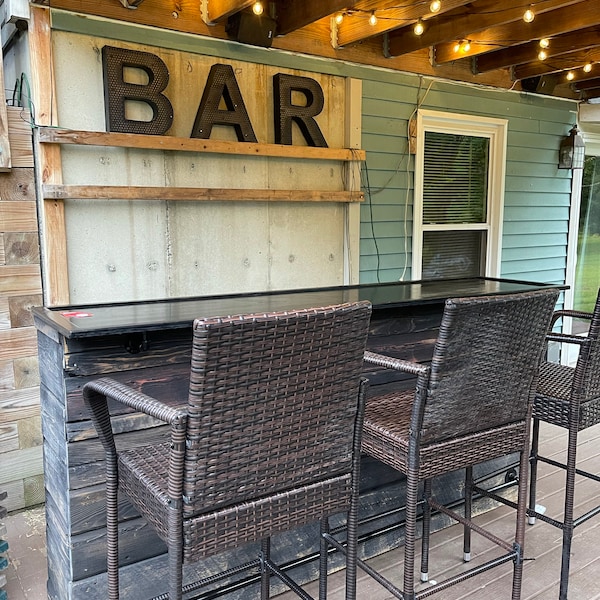 Outdoor Bar-barn Wood-outdoor Entertaining Bar-outdoor Furniture-gifts ...