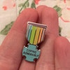 Coping Admirably Medal Enamel Pin Badge Adult Achievement Positivity ...