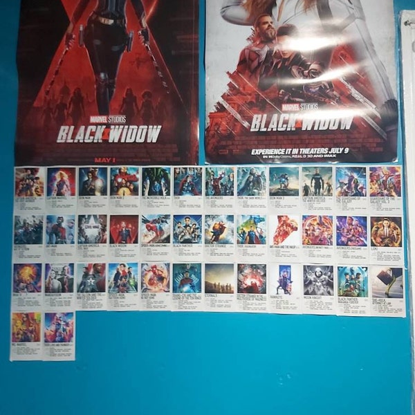 Marvel MCU Mini Poster Prints, Movies and TV Shows (6x4inch), *physical ...