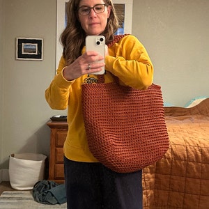 Crochet Jute Bag Pattern TORONTO, Crochet Granny Square Jute Bag ...