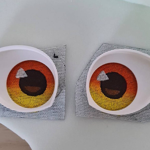 Mesh Fabric Fursuit Eyes DIY Kit [optional Plastic] - Etsy