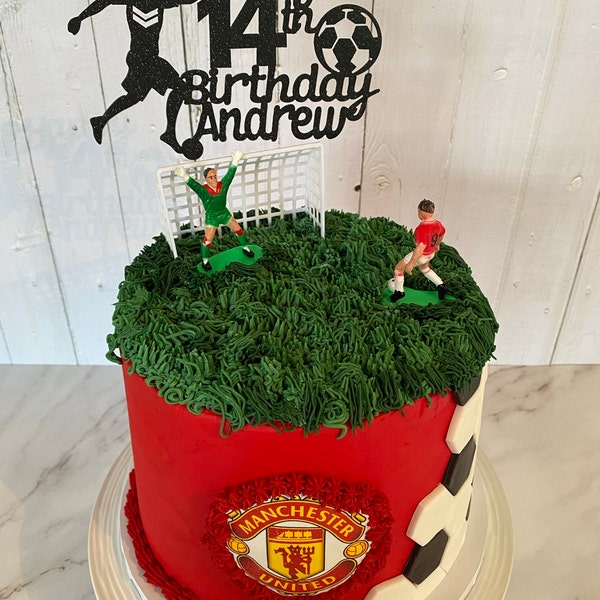 Football Cake Topper|arsenal Cake Topper|male Cake Toppers|football ...