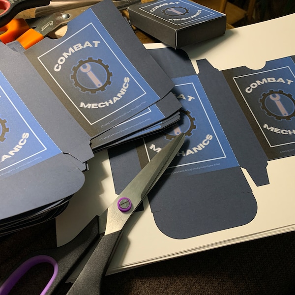 Playing Card Box Template, DIY Trading Card Box BLANK Template, Poker ...