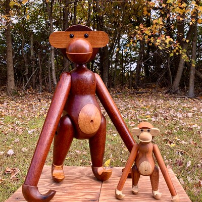 New Teak and Limba Monkey by Kay Bojesen Produced by Kay Bojesen ...