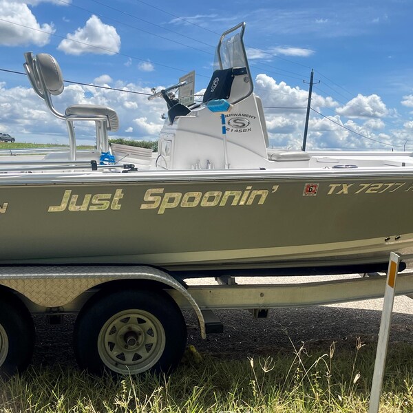 Custom Boat Name Raised Domed Decals - Etsy