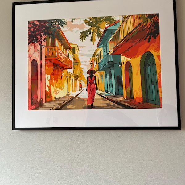 West Indian Art of Band Playing Music in Trinidad, Trinidad Painting ...
