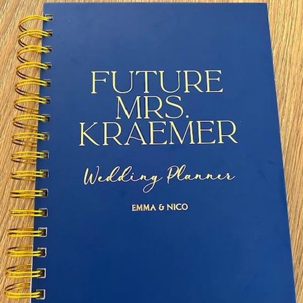 Wedding Planner | Personalized Wedding Planning Book | Personalised ...