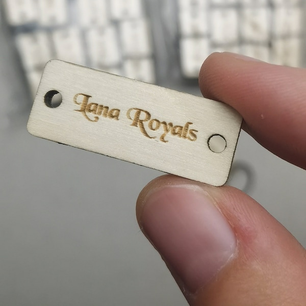 Custom Wooden Labels,custom Name Tags,labels for Handmade Products ...