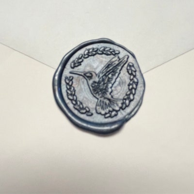 Hummingbird Wax Seal Stamp, Vintage Wedding Invitation Seal Wax Stamp ...