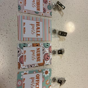 Acrylic Classroom Hall Passes - Etsy
