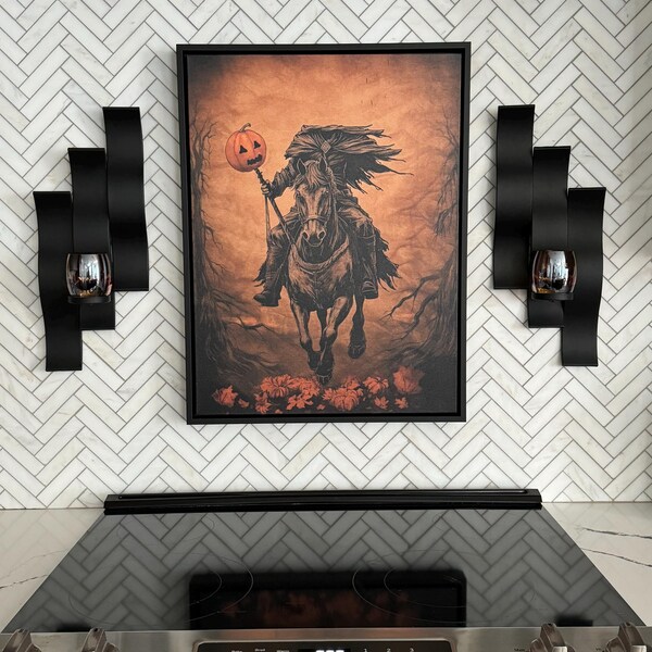 Headless Horseman Print, Digital Download, the Legend of the Sleepy ...