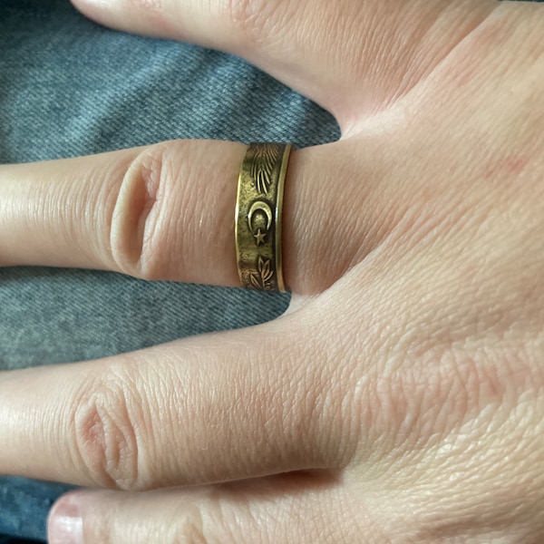 Polish Silver Coin Ring Poland Souvenir From Poland Rings From Coins ...