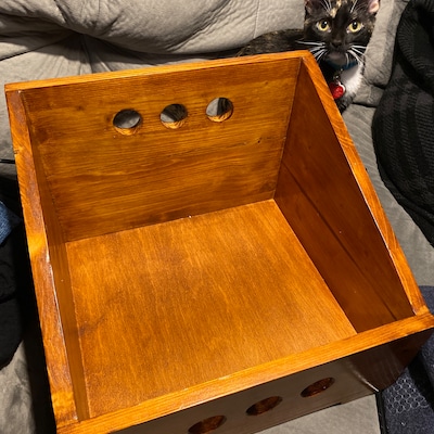 TRIPLE HEADPHONE STAND Tree Shaped Handmade Out of Solid Wood Supports ...