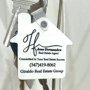 Realtor Sold Sign Keychain, Closing Gift for Clients, House Key Keyring ...