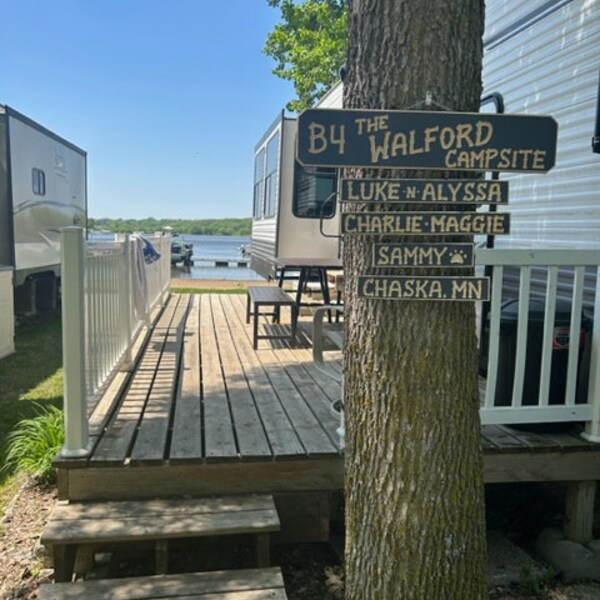 CAMPER, CAMPING,RV Campsite Personalized Carved Wood Sign Set. Hang It ...