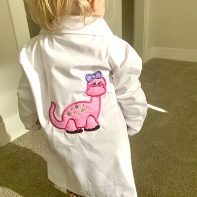 Embroidered Personalized Kids Lab Coat, Kids Doctors Coat, Embroidered ...