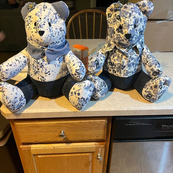 Memory Bears Keepsake Teddy Bears Custom Made From Your Loved Ones ...