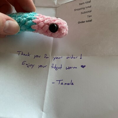 Snapping Fidget Worm - Etsy