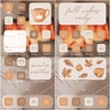 Fall App Icons, Autumn Aesthetic Boho iPhone Covers, Ios 14 App Icons ...