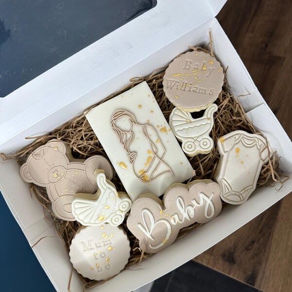 Baby Embosser & Cookie Cutter Combo Acrylic Fondant Stamp, Embosser for ...