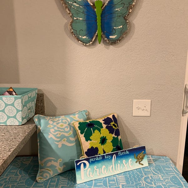 Beachy Relax Sign| Distressed Relax Wall Decor| Relax Wall Hanging With ...