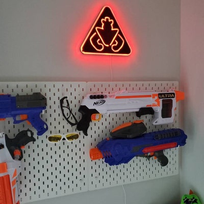 FNAF Security Breach Warning Sign , Neon Like , LED , Light , Wall ...