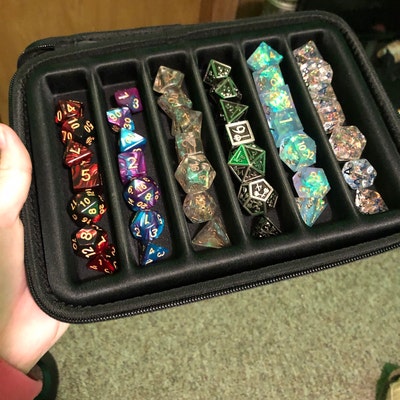 Dnd Dice Set / White Jade Pearl Marble Swirl Polyhedral Dice / - Etsy