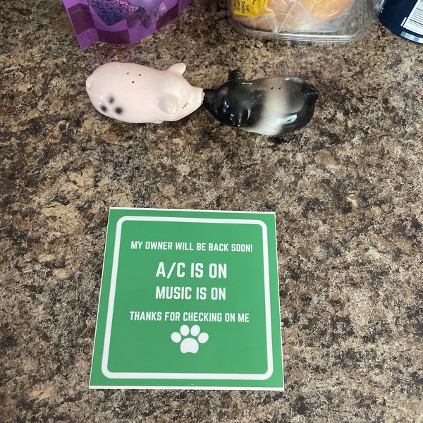 Pet on Board Decal / Dog on Board / Sticker / Temperature Controlled ...