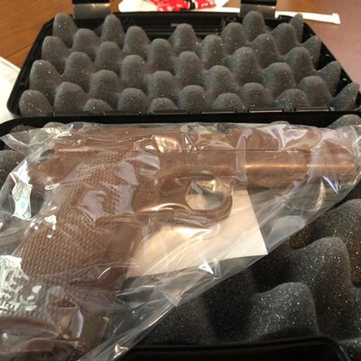 CHOCOLATE GUN Full Size Hand-crafted Solid Milk Chocolate Handgun With ...