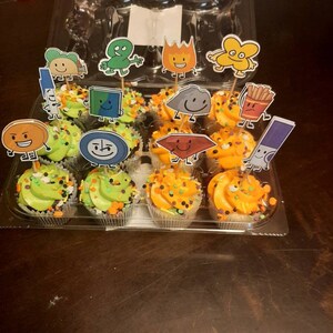 BFDI Theme Battle for Dream Island Cake Topper - Etsy