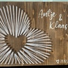 Hochzeitsgeschenk Holz Fadenbild Nagelbild Herz personalisiert - Etsy.de