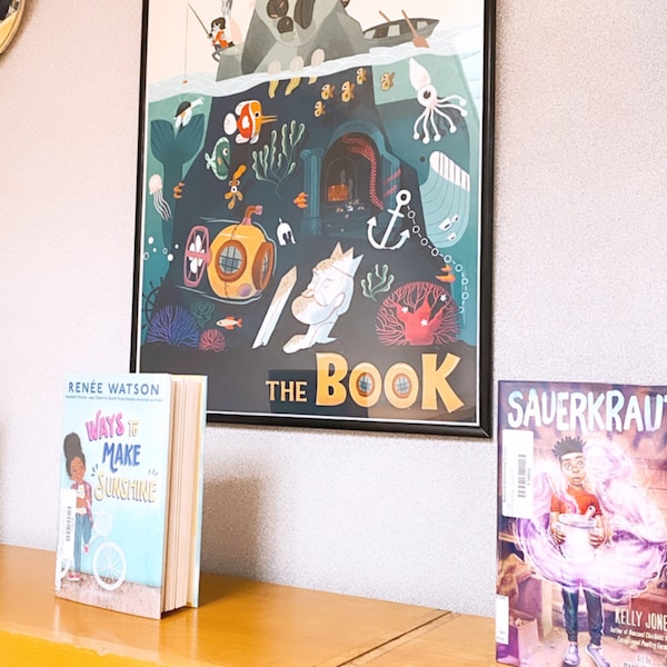 The Movie Vs the Book Original Literary Art Print. Fine Art Paper ...