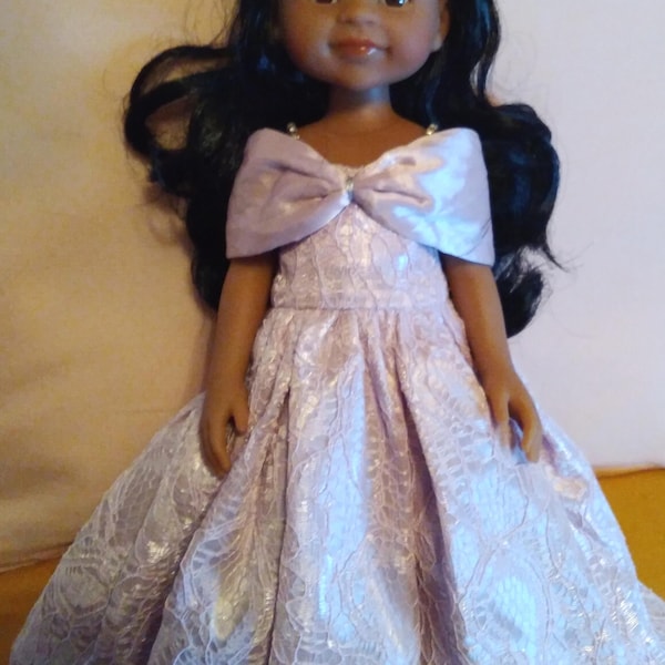 Embroidered Dress for Doll Effner Little Darling, Paola Reina. Handmade ...