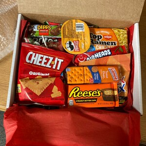 Color Themed Snack Box Color Party Gift Out of the Blue Gift Red ...