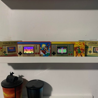 Super Mario Game & Watch Shelf MEGA Wall Mount/desk Stand - Etsy